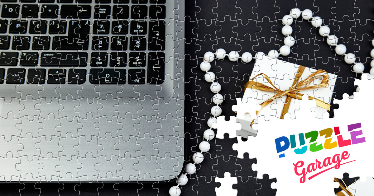 Beads near laptop Jigsaw Puzzle (Stuff, Electronics) | Puzzle Garage