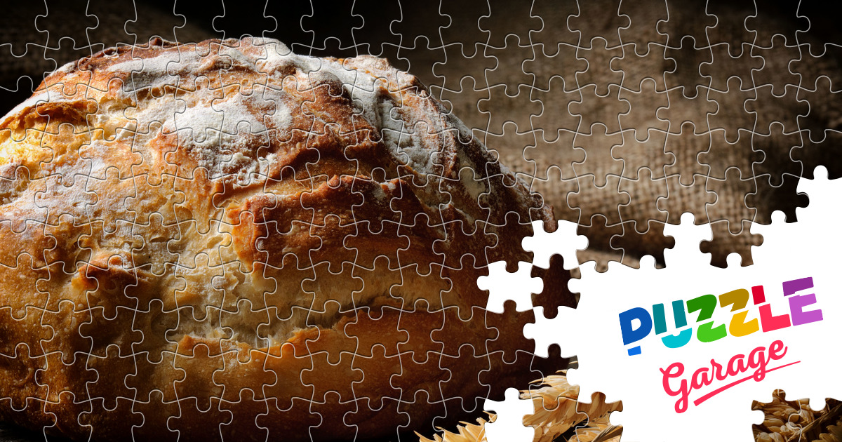 Bread and spikelets of wheat Jigsaw Puzzle (Home, Food) | Puzzle Garage
