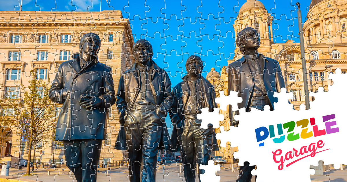 The Beatles statue in Liverpool Jigsaw Puzzle (Countries, Great Britain ...