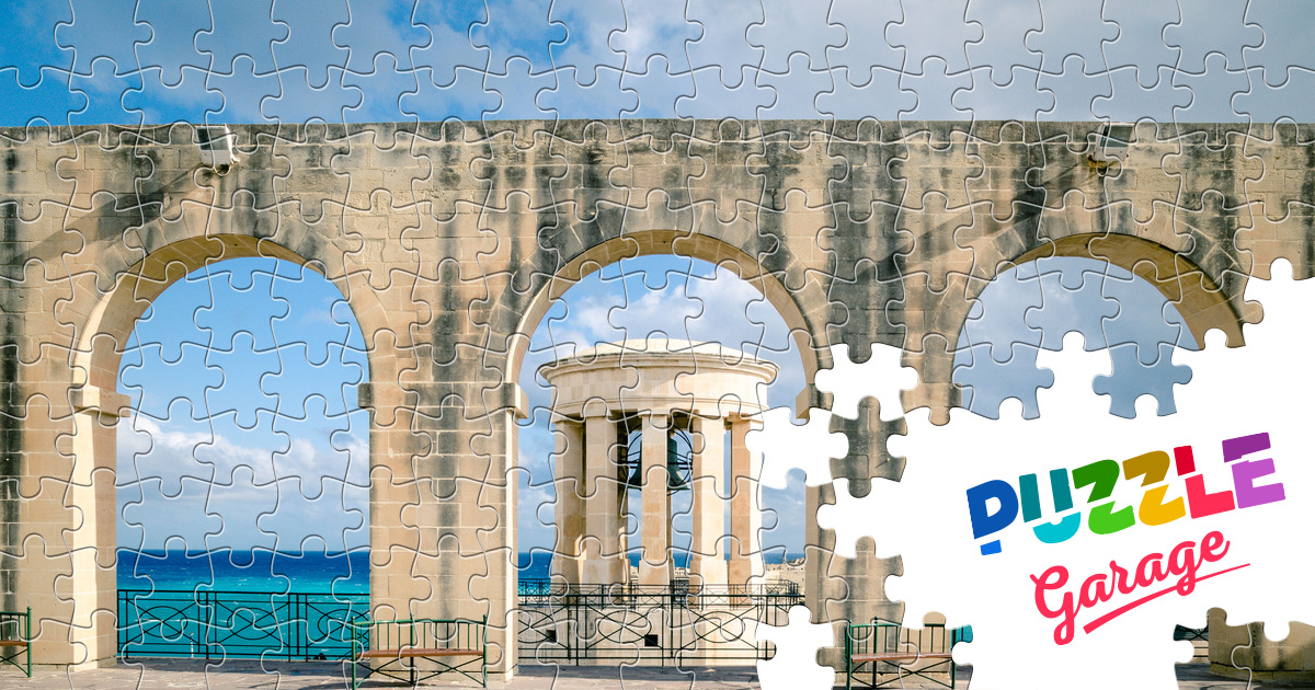 Upper Barrakka Gardens Jigsaw Puzzle (Countries, Malta) | Puzzle Garage
