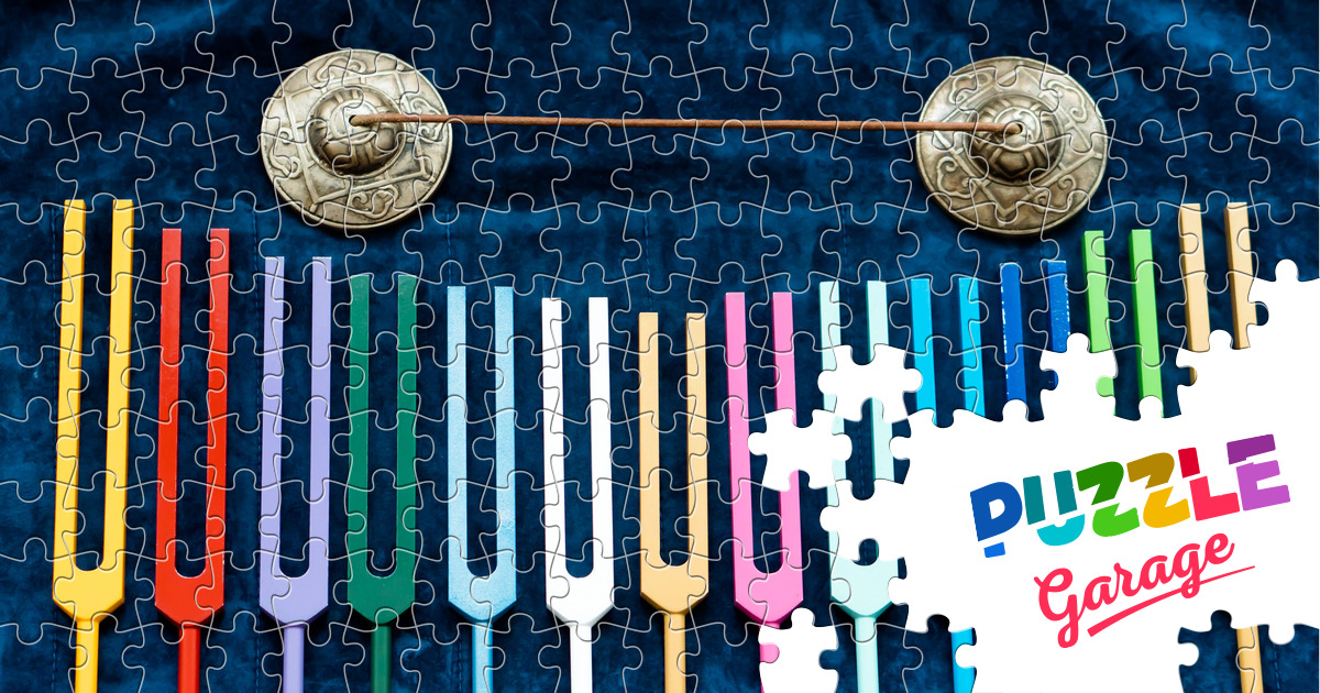 Metal fork tuning forks Jigsaw Puzzle (Stuff, Tools) | Puzzle Garage