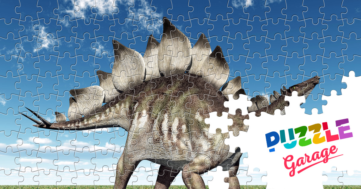 Stegosaurus Jigsaw Puzzle (Animals, Prehistoric animals) | Puzzle Garage