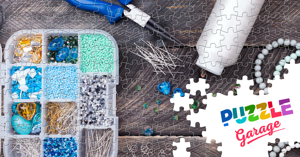 Jewelry making kit Jigsaw Puzzle (Home, Needlework) | Puzzle Garage