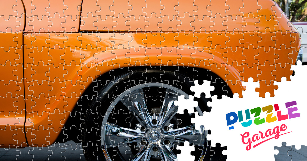 Front of retro car Jigsaw Puzzle (Technics, Auto) | Puzzle Garage
