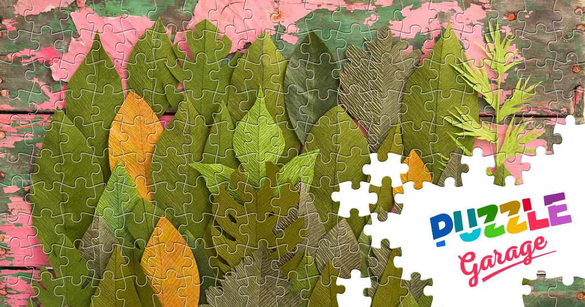 Paper leaves Jigsaw Puzzle (Home, Needlework) | Puzzle Garage
