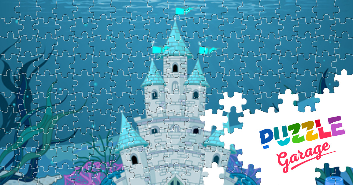 Neptune castle Jigsaw Puzzle (For children, Cartoon Illustrations ...