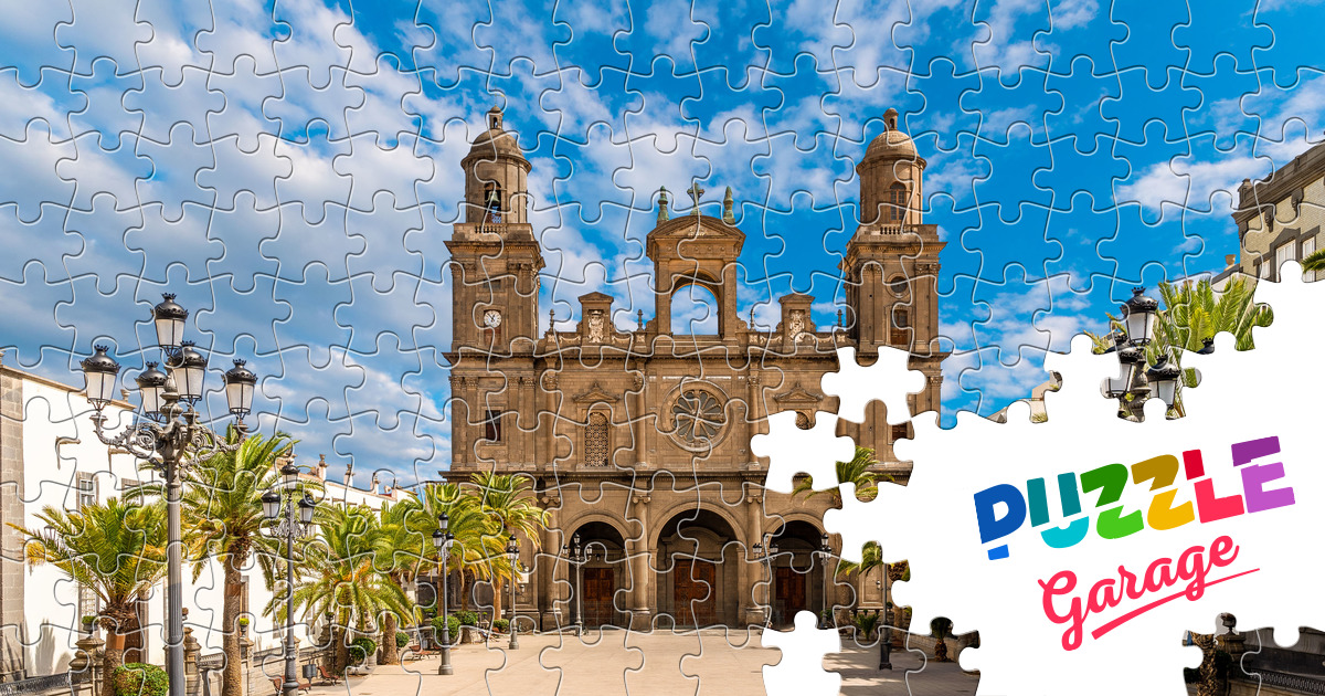 Cathedral of Santa Ana Jigsaw Puzzle (Countries, Spain) | Puzzle Garage