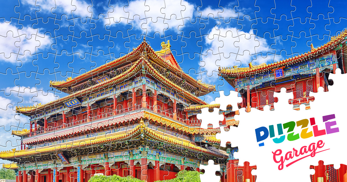 Yonghegong Tibetan Buddhist Temple Jigsaw Puzzle (Countries, China ...