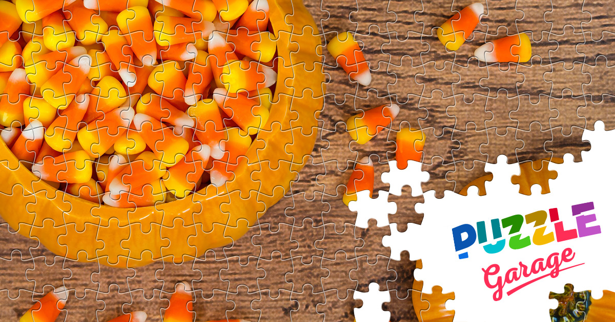 Candy Korn for Halloween Jigsaw Puzzle (Holidays, Halloween) | Puzzle ...
