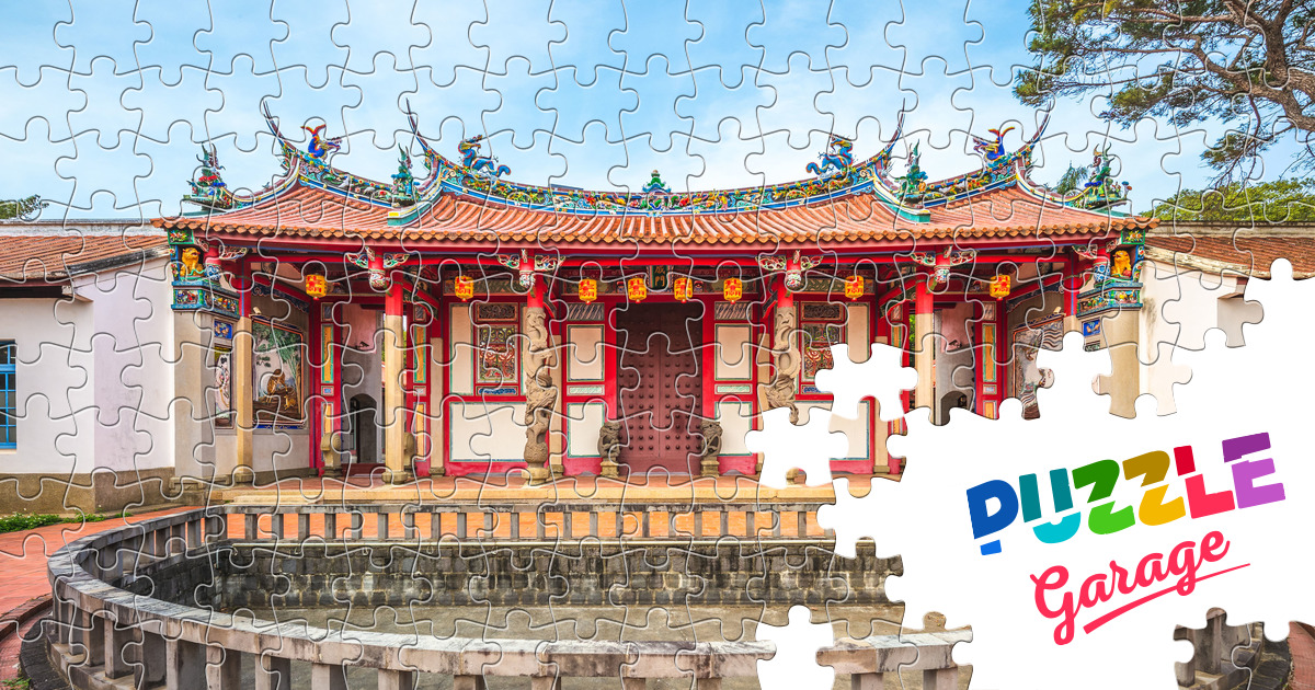 Confucius Temple in Hsinchu Jigsaw Puzzle (Countries, Taiwan) | Puzzle ...
