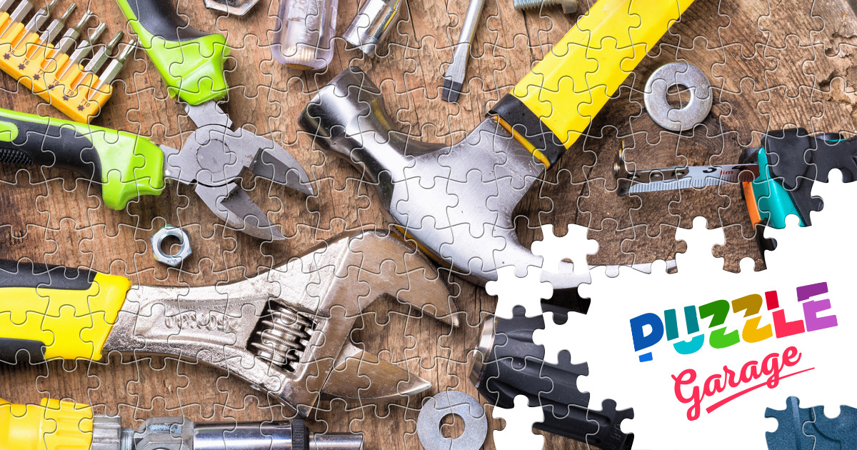 Construction tools on the table Jigsaw Puzzle (Stuff, Tools) | Puzzle ...