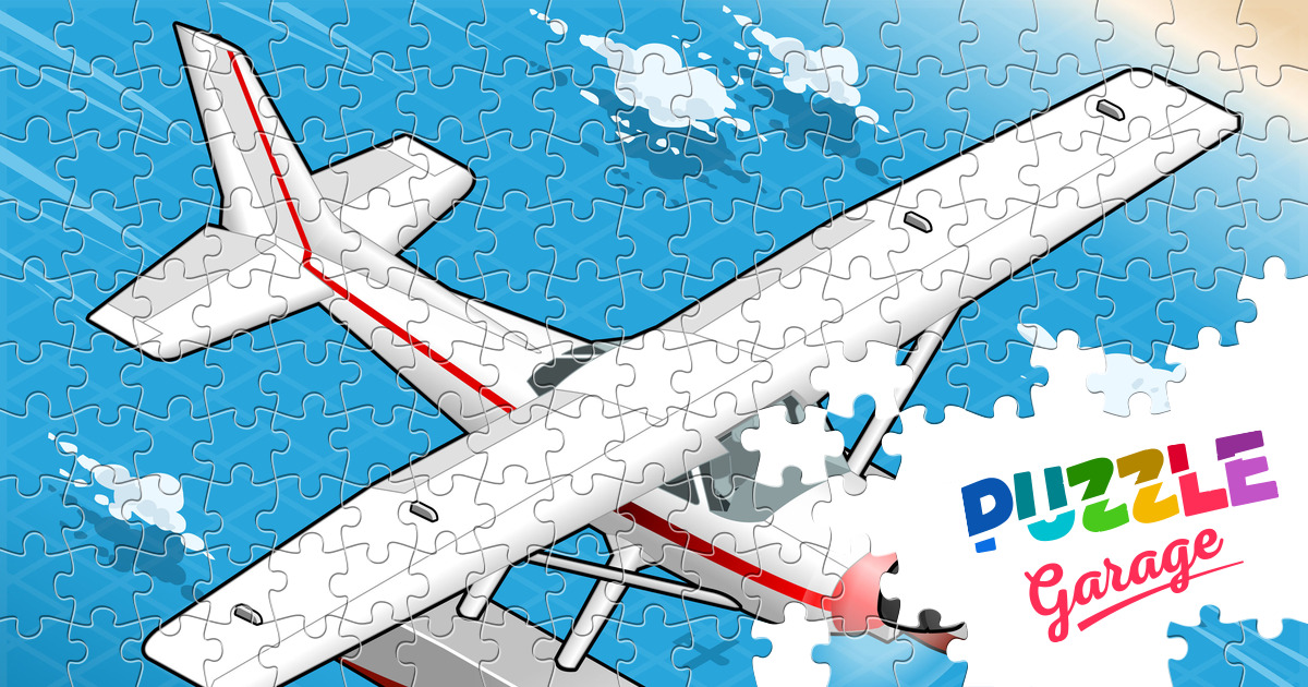 Hydraulic aircraft Jigsaw Puzzle (For children, Cartoon Illustrations ...