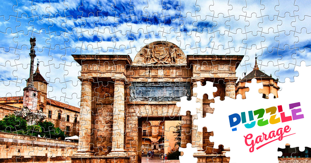 Puerta del Puente gate Jigsaw Puzzle (Countries, Spain) | Puzzle Garage