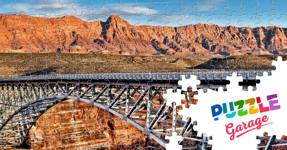 Navajo Bridge, Arizona Jigsaw Puzzle (Countries, USA) | Puzzle Garage