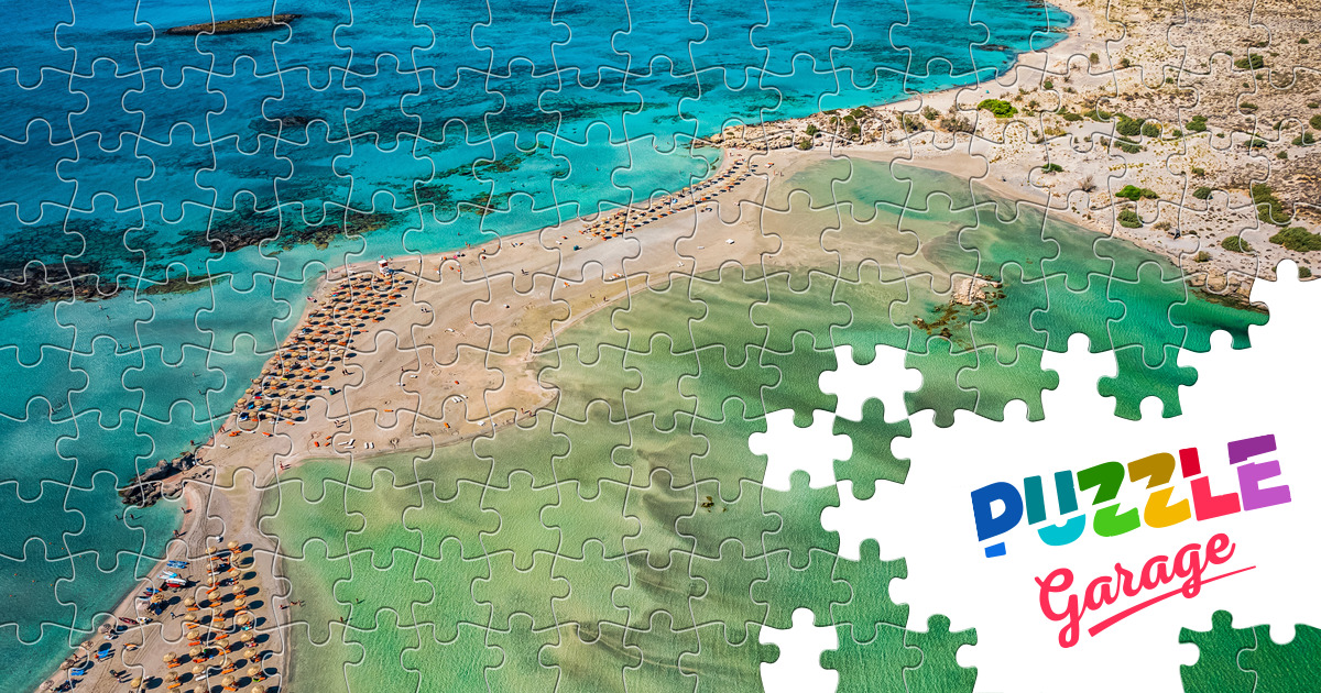 Elafonisi beach, Crete Jigsaw Puzzle (Countries, Greece) | Puzzle Garage
