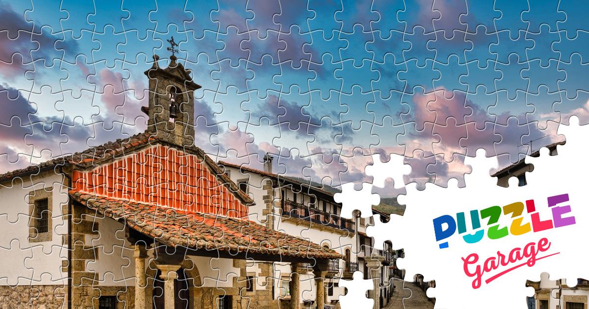 Streets of Candelario Jigsaw Puzzle (Countries, Spain) | Puzzle Garage