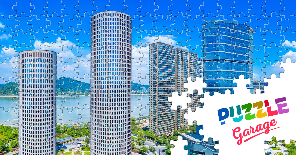 Cityscape of hangzhou Jigsaw Puzzle (Countries, China) | Puzzle Garage