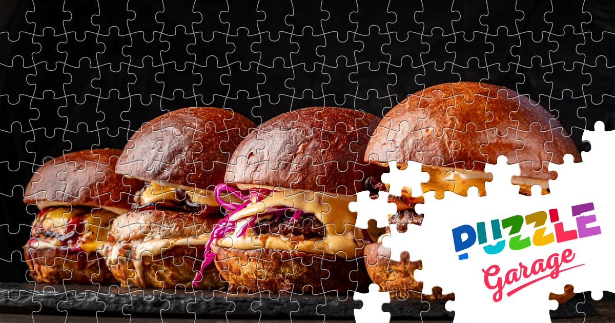 Burgers Jigsaw Puzzle (Home, Food) | Puzzle Garage