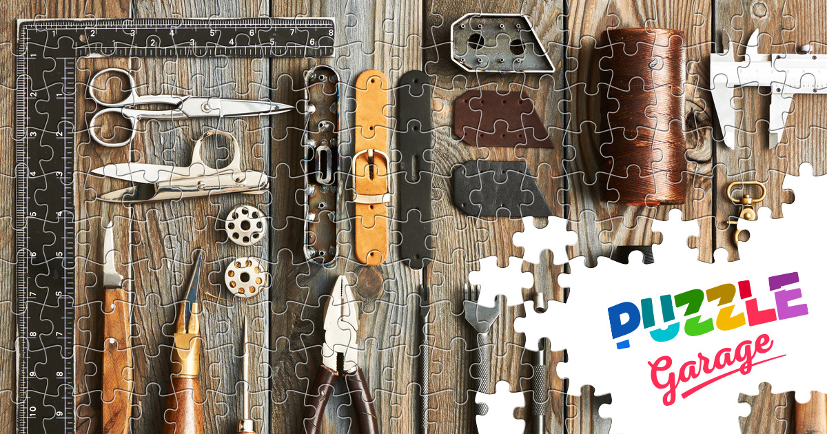 Leather kit Jigsaw Puzzle (Stuff, Tools) | Puzzle Garage