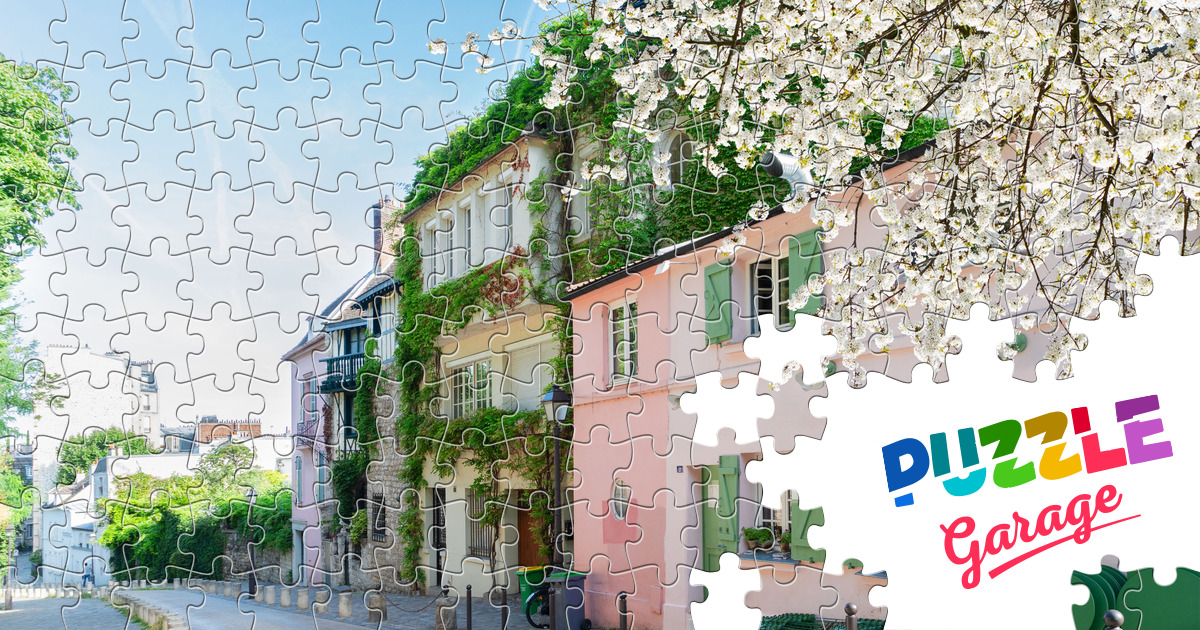 Spring Parisian street Jigsaw Puzzle (Countries, France) | Puzzle Garage