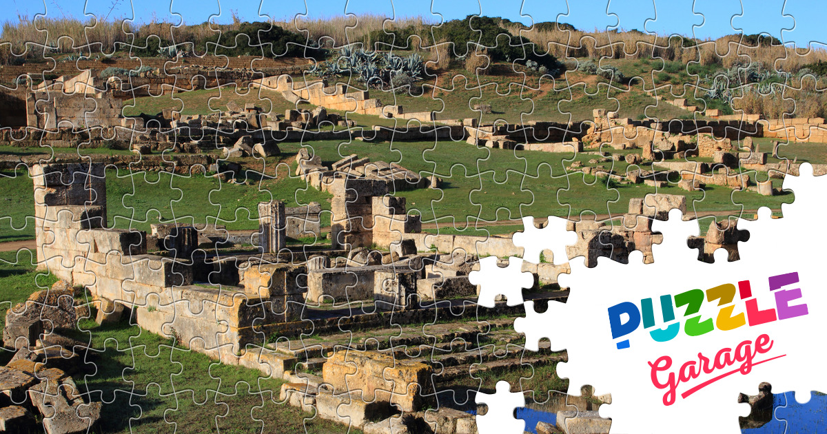 Ruins of Selinunte Jigsaw Puzzle (History, Archeology) | Puzzle Garage