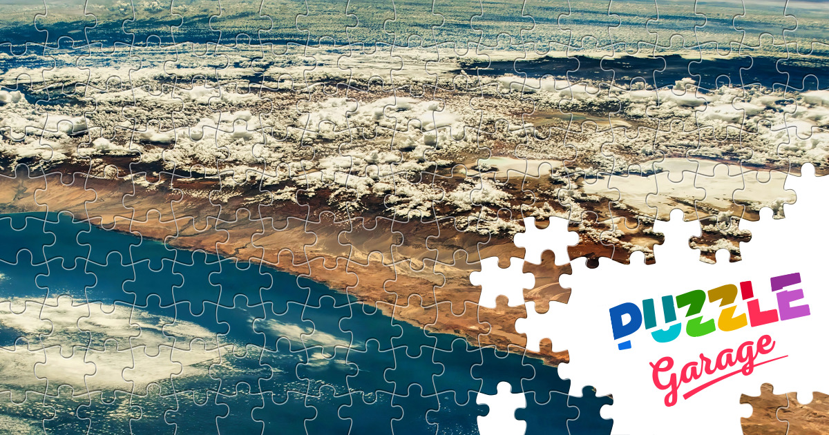 View of the Andes from space Jigsaw Puzzle (Other, Aerial view ...