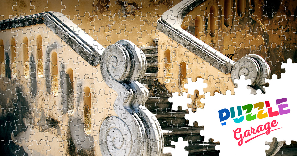 Baroque staircase Jigsaw Puzzle (Countries, France) | Puzzle Garage