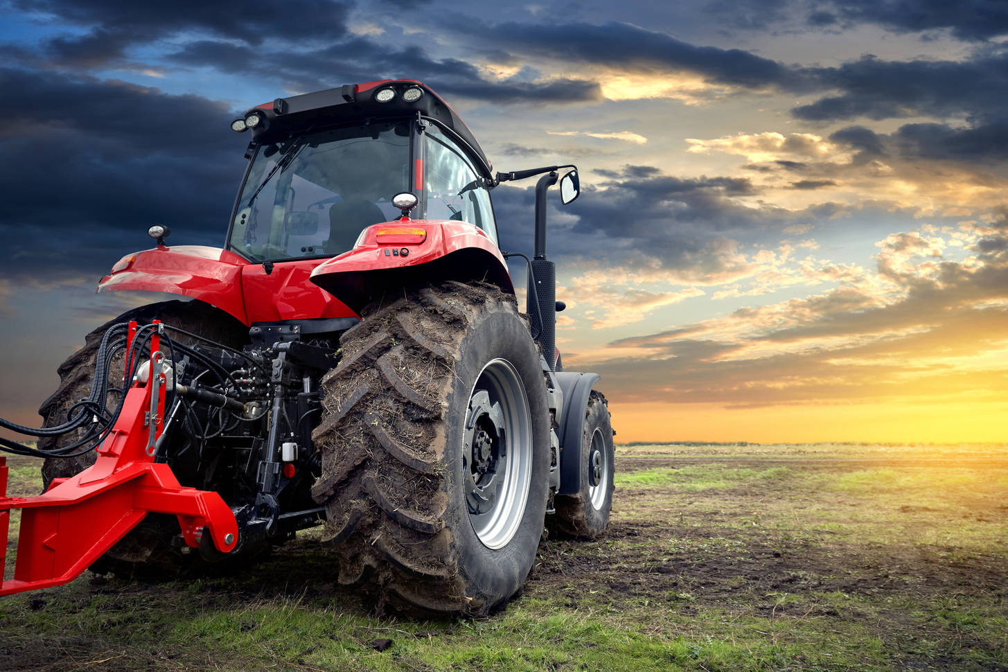 Tractor in the field at sunset Jigsaw Puzzle (Technics, Special ...