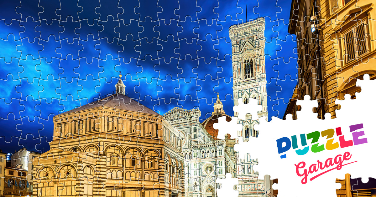 Florentine Baptistery and Giotto's Bell Tower Jigsaw Puzzle (Countries ...