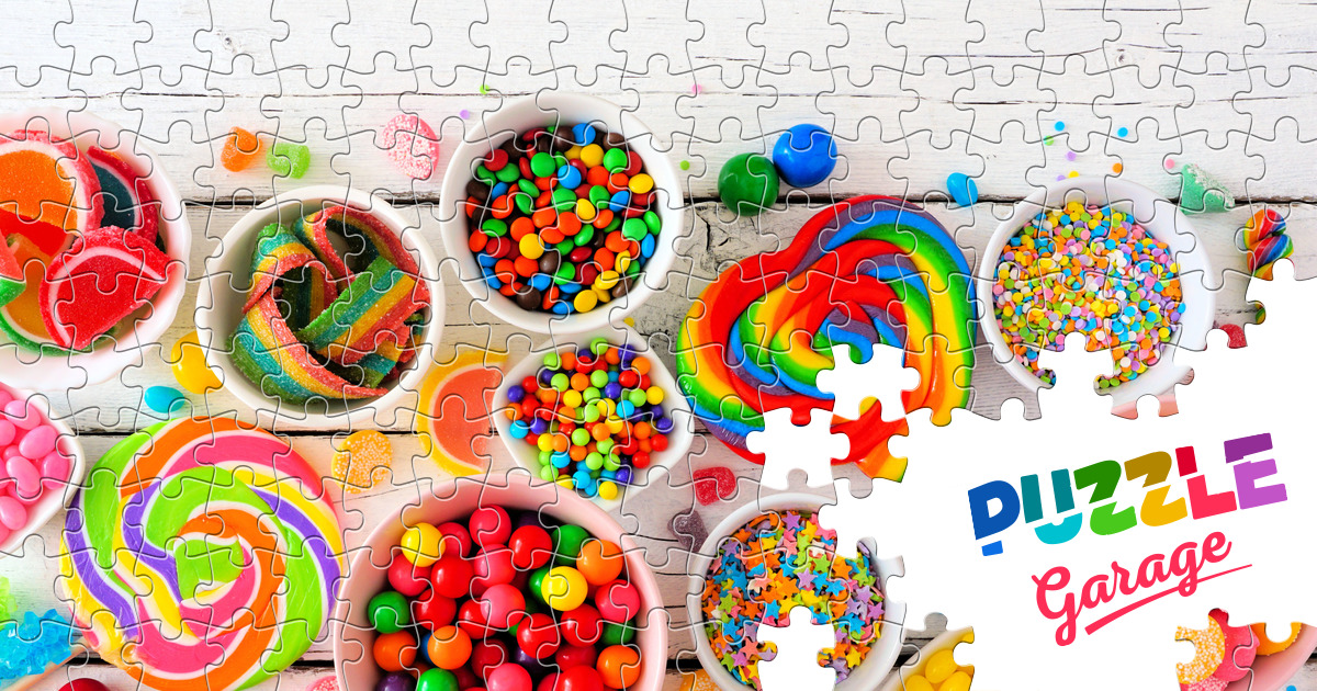 Multicolored candies and lollipops Jigsaw Puzzle (Home, Food) | Puzzle ...