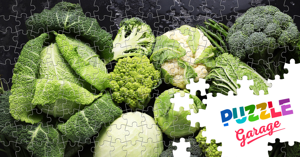 Different types of cabbage Jigsaw Puzzle (Plants, Vegetables) | Puzzle ...