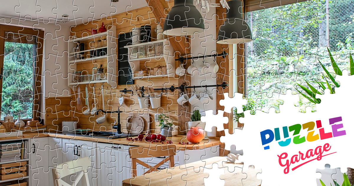 Rustic kitchen Jigsaw Puzzle (Home, Interiors) | Puzzle Garage