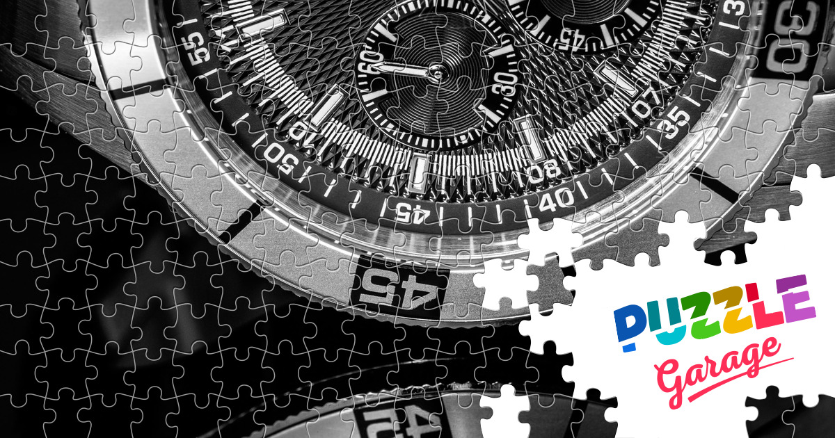 Clock on a reflective surface Jigsaw Puzzle (Stuff, Watches) | Puzzle ...