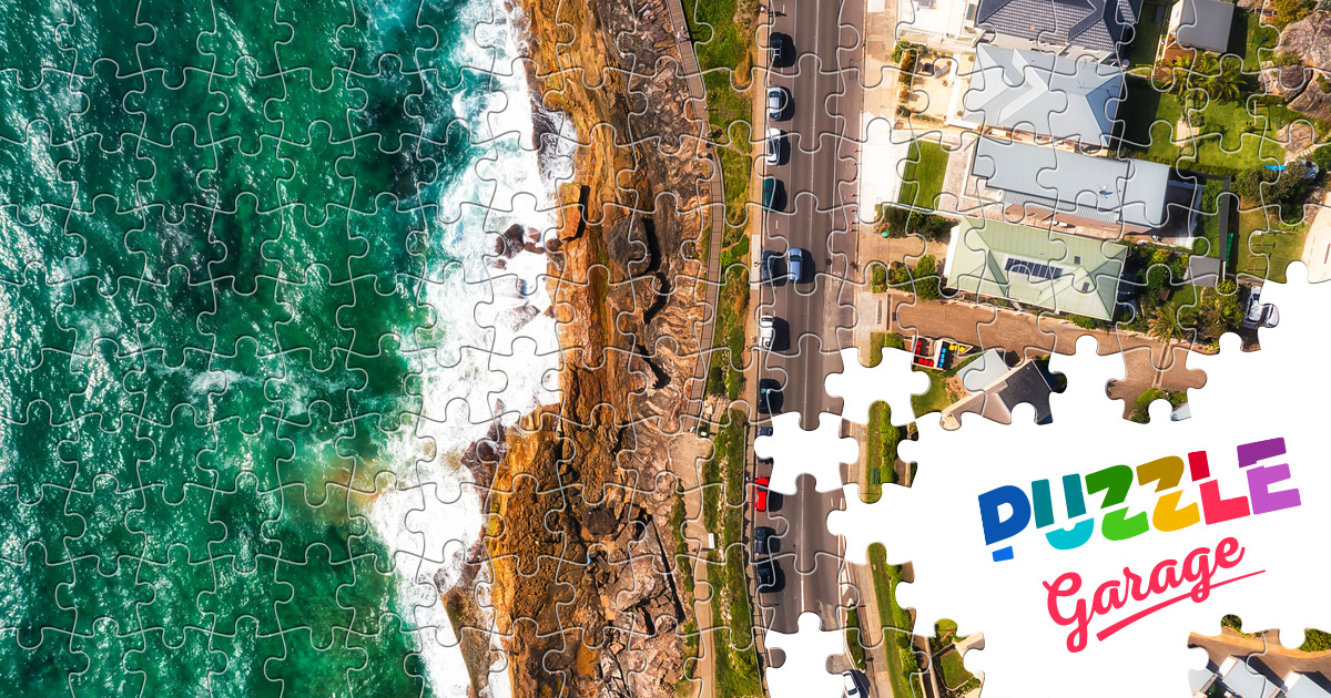 Shoreline in Sydney Jigsaw Puzzle (Other, Aerial view) | Puzzle Garage
