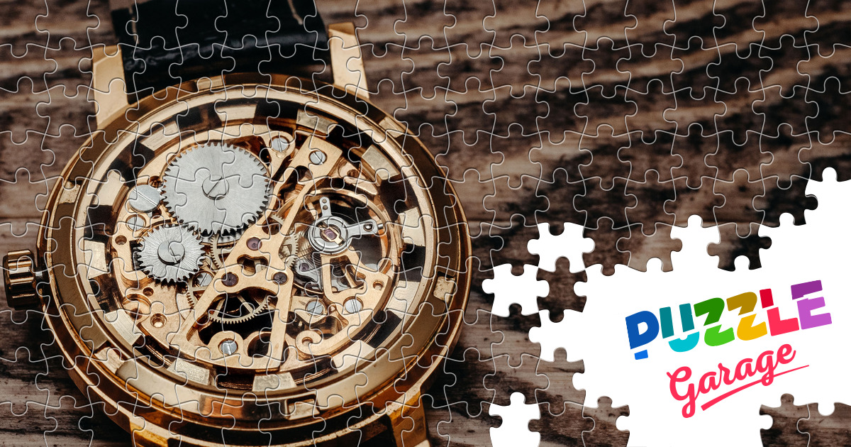 Clock mechanism close up Jigsaw Puzzle (Stuff, Watches) | Puzzle Garage