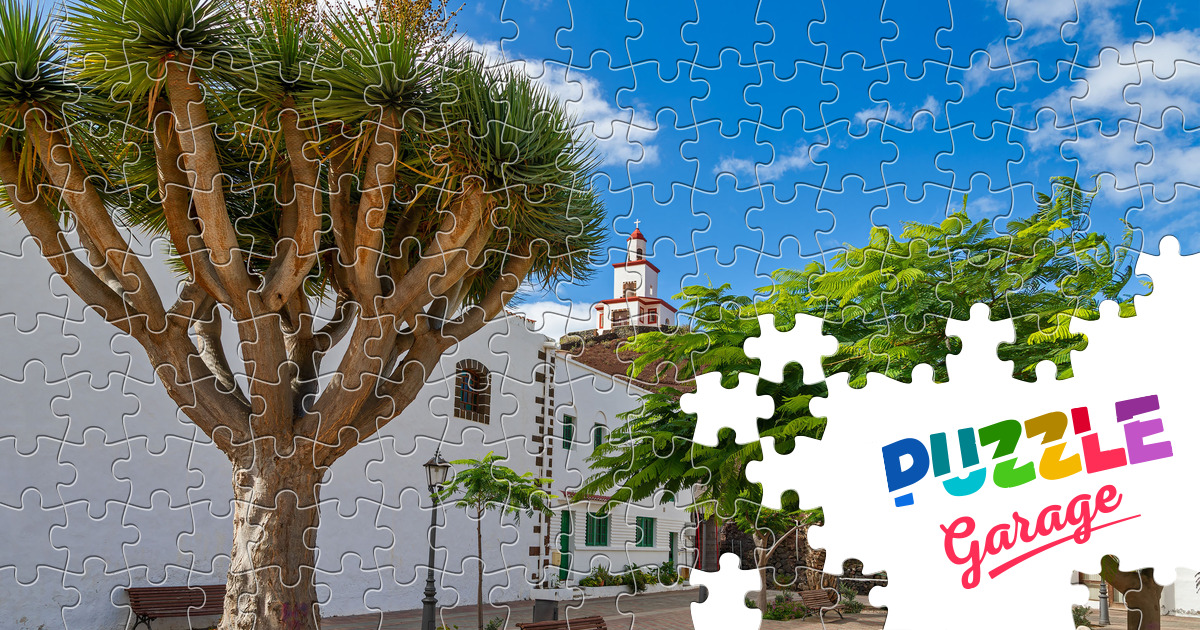 Street on the island of El Hierro Jigsaw Puzzle (Countries, Spain ...