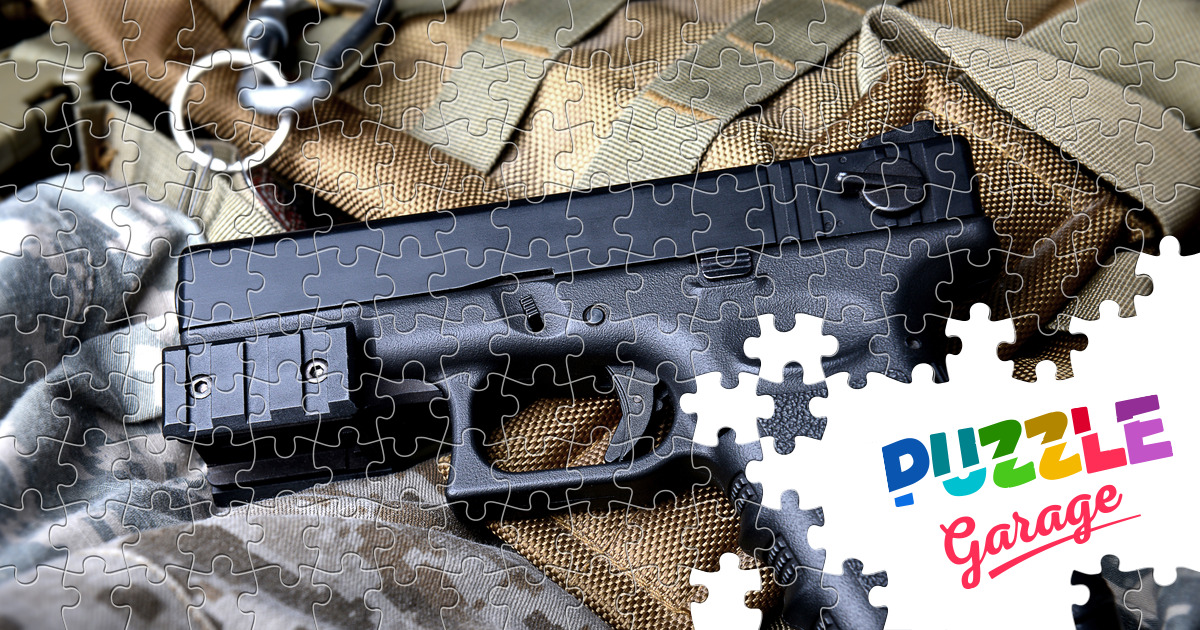 Pistol Jigsaw Puzzle (Stuff, Weapons) | Puzzle Garage