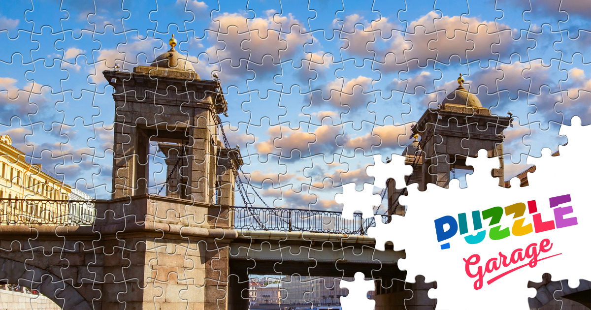 Lomonosov Bridge, St. Petersburg Jigsaw Puzzle (Countries, Russia ...