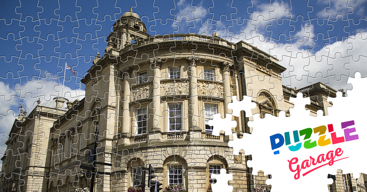 Bath City Hall Jigsaw Puzzle (Countries, Great Britain) | Puzzle Garage