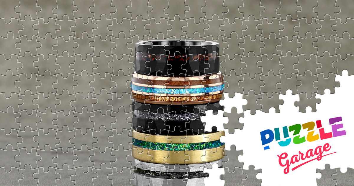 Tungsten rings Jigsaw Puzzle (Stuff, Jewellery) | Puzzle Garage