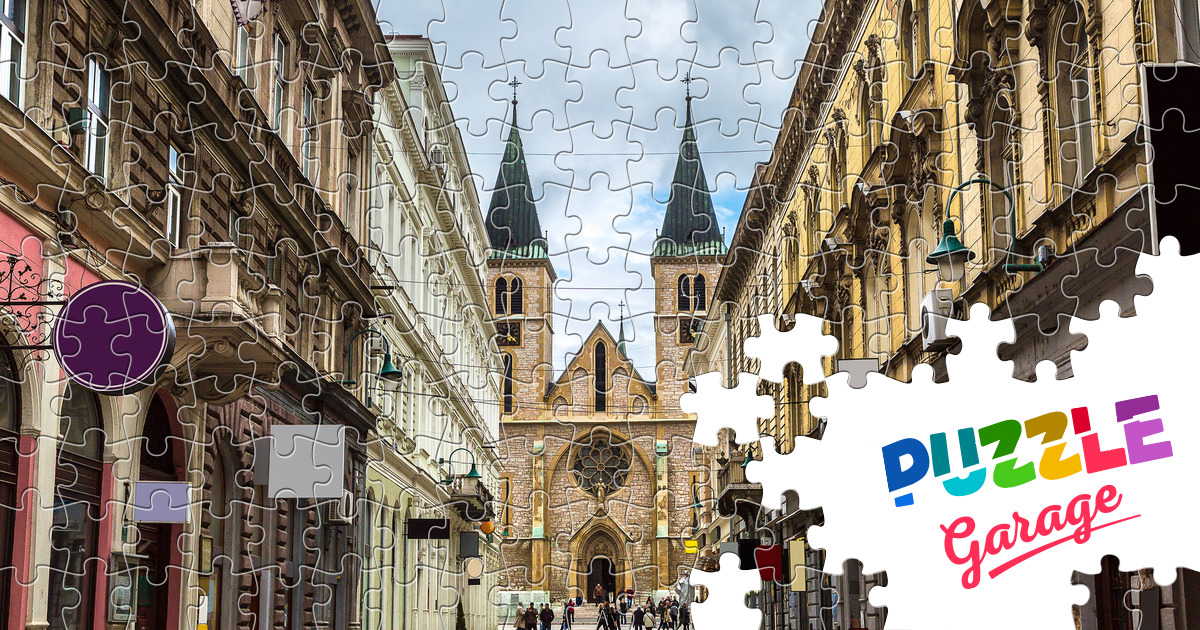 Streets of Sarajevo Jigsaw Puzzle (Countries, Bosnia and Herzegovina ...