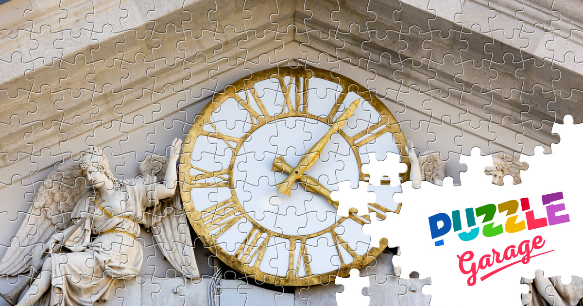 Gable with clock Jigsaw Puzzle (Stuff, Watches) | Puzzle Garage