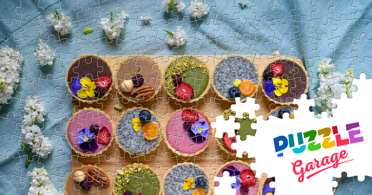 Top view of pastries Jigsaw Puzzle (Other, Aerial view) | Puzzle Garage