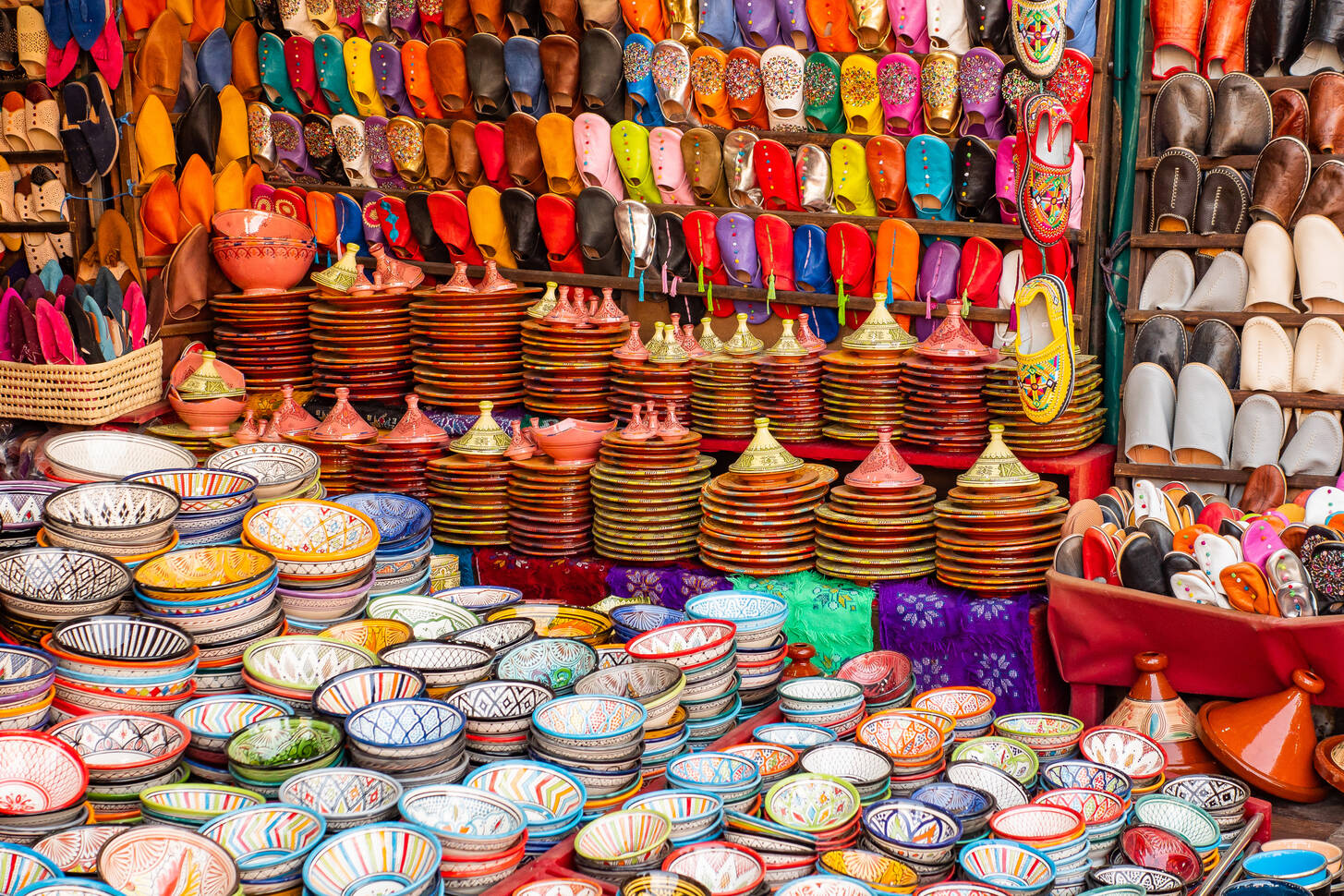 Street market in Marrakesh Jigsaw Puzzle (Countries, Morocco) | Puzzle ...