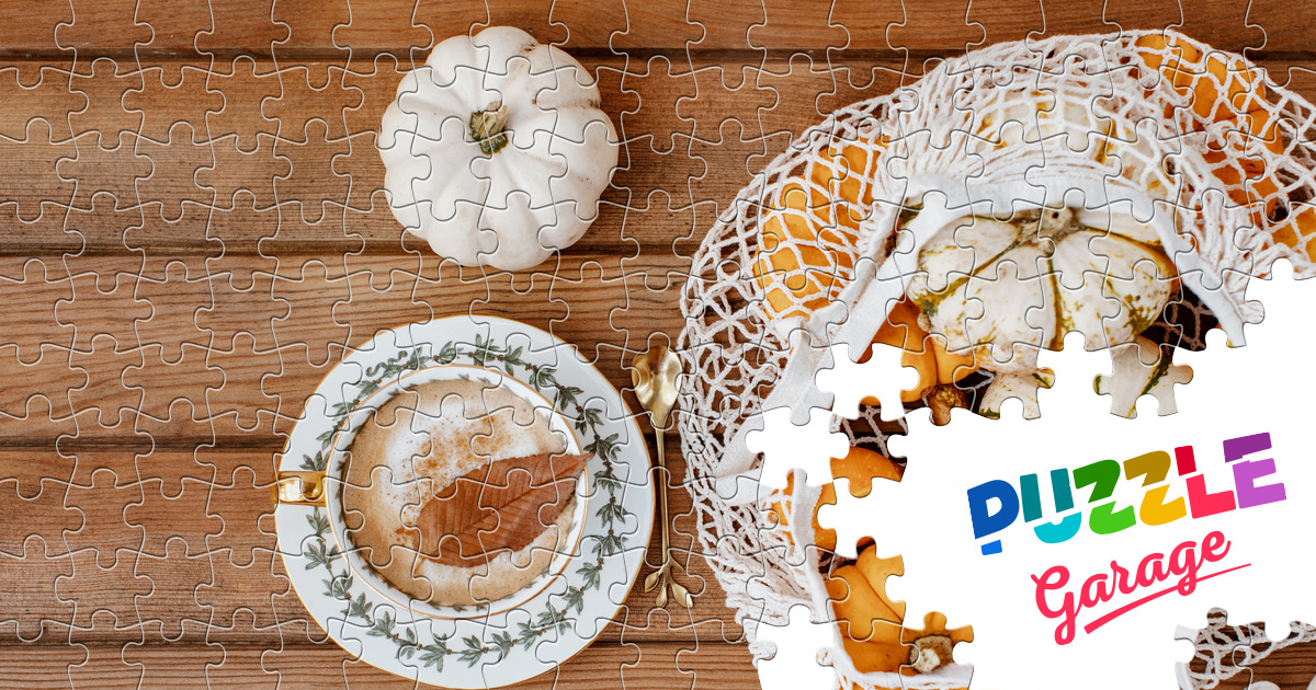 Pumpkin in a net Jigsaw Puzzle (Plants, Vegetables) | Puzzle Garage