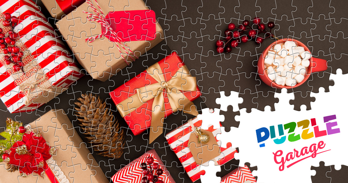 Christmas gifts and sweets Jigsaw Puzzle (Holidays, Christmas) | Puzzle ...