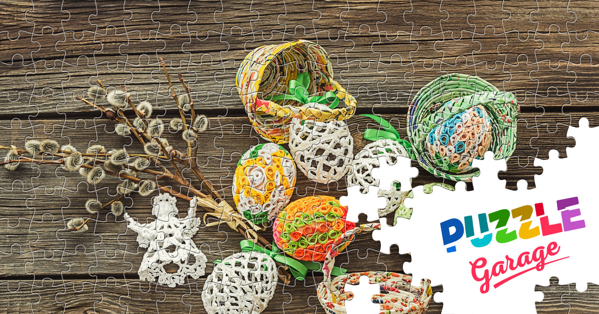 Decorative Easter eggs Jigsaw Puzzle (Holidays, Easter) | Puzzle Garage