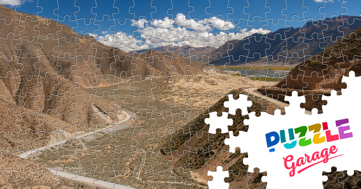 Tibetanska visoravan Slagalice (Zemlje, Kina) | Puzzle Garage