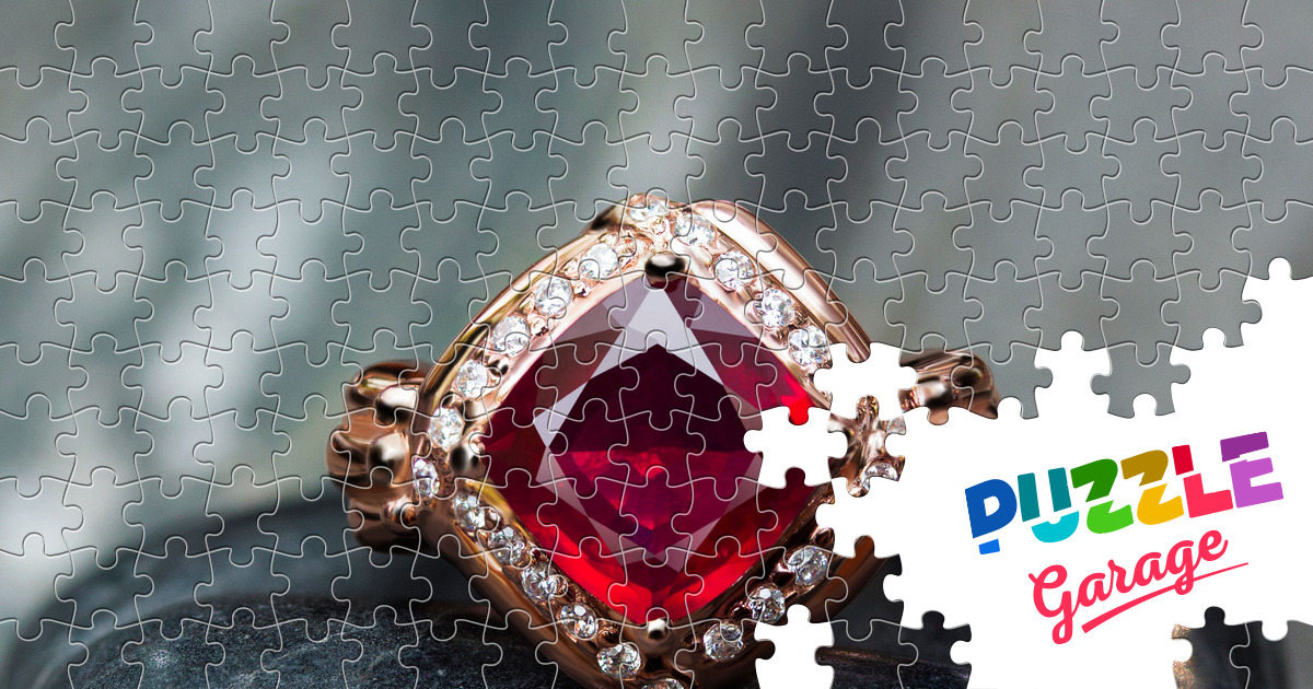 Ring with ruby Jigsaw Puzzle (Stuff, Jewellery) | Puzzle Garage
