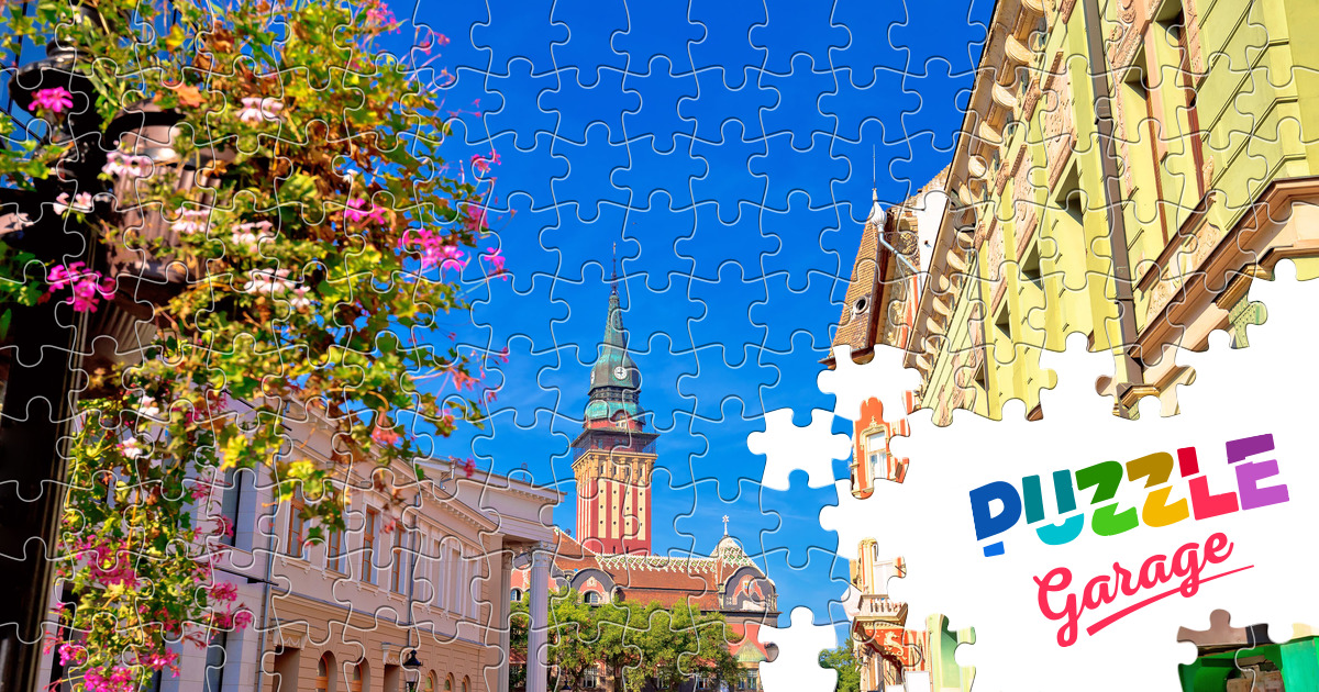 View of the Town Hall in Subotica Jigsaw Puzzle (Countries, Serbia ...